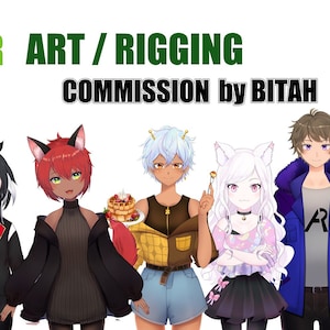 Vtuber Rigging Commission ( Live2d / Vtuber / Art / Rigger / Virtual 2D ...