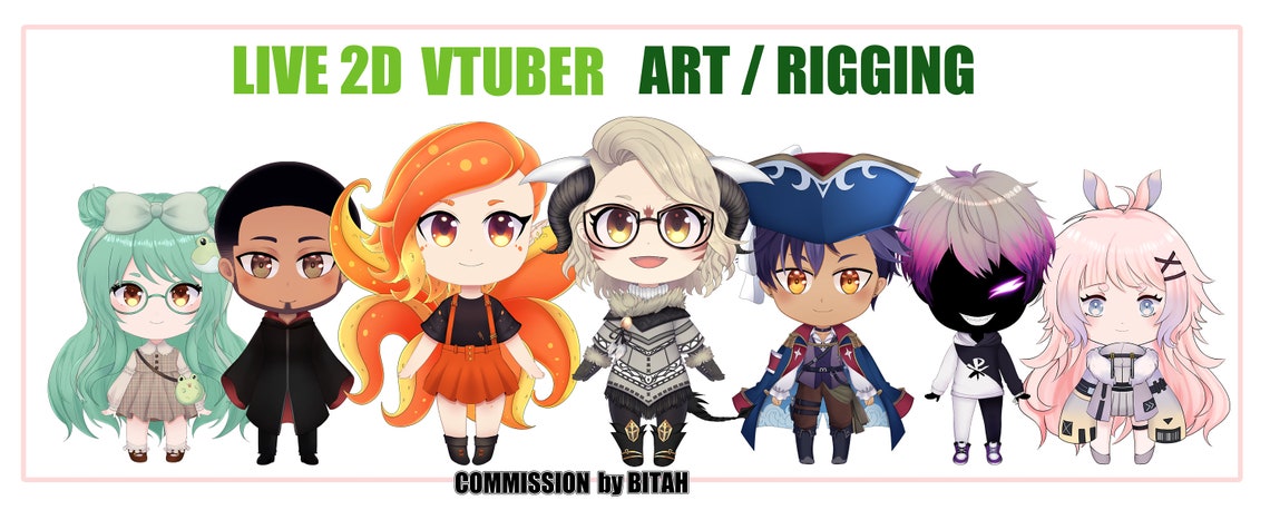 OPEN: Chibi Vtuber Model / Live2d / Vtuber / Vtubestudio/ - Etsy