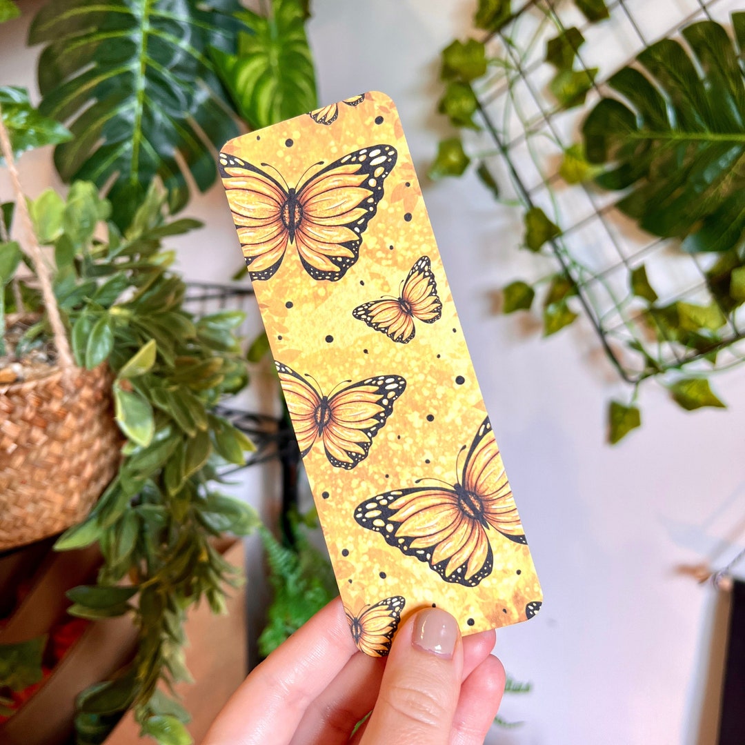 Sunflower Butterfly Bookmark | Yellow Sunflower | Insect Bookmark ...