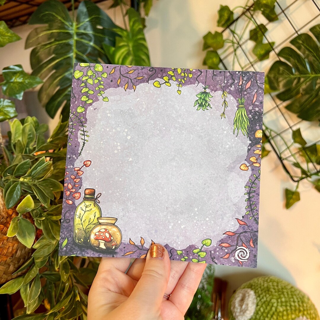 Apothecary Notepad | Witchy Notebook | Autumn Stationery | Potion ...