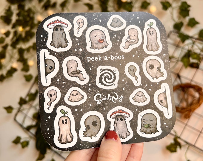 Haunted 80s Retro Dead Format Ghost Sticker Sheet - Etsy Canada