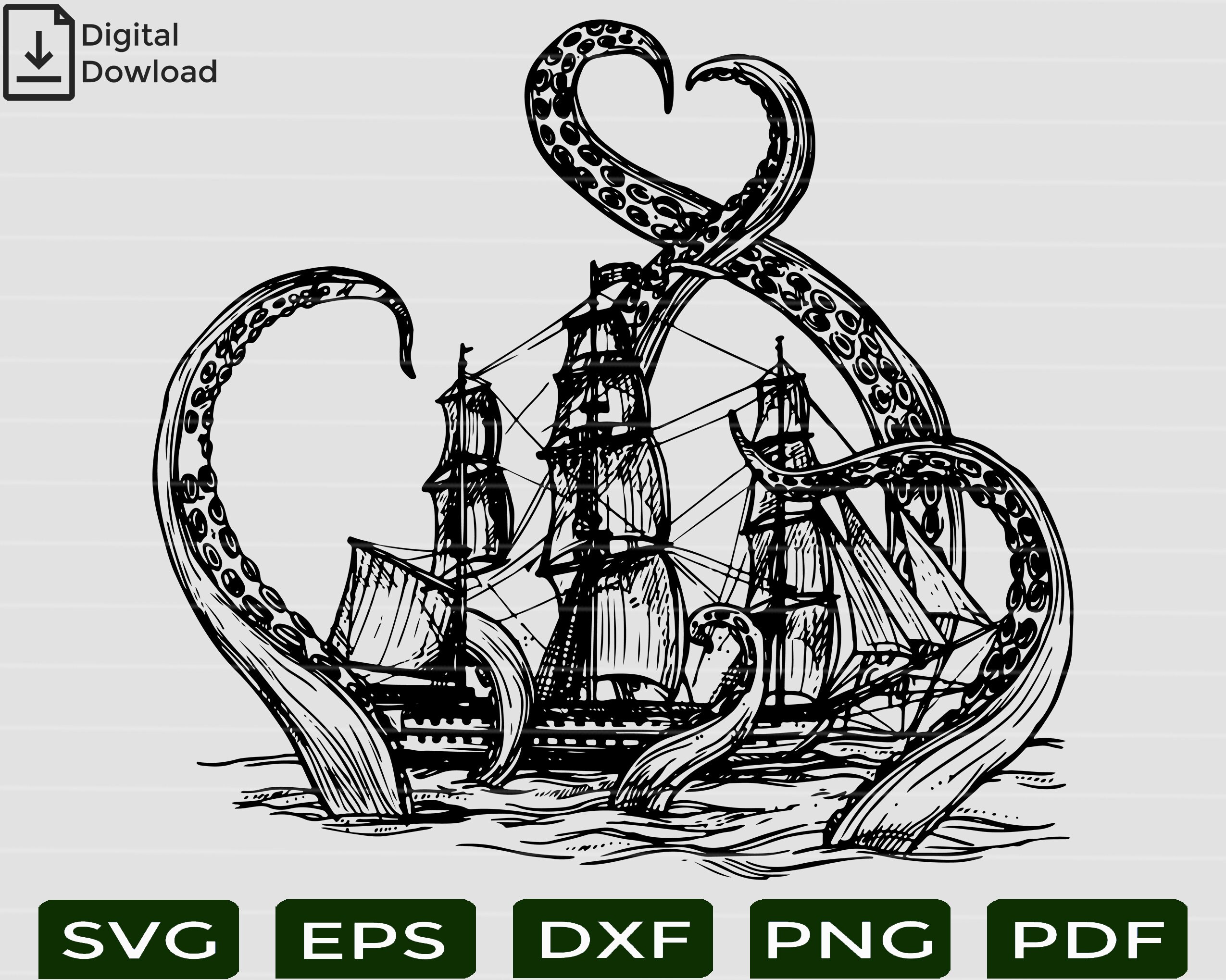 Kraken SVG-PNG/ Super Hero SVG/ Custom File/ Printable/File | Etsy