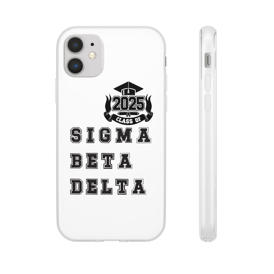 Sigma Beta Delta / Black & White / Class of 2025 / Flexi Cases - Etsy