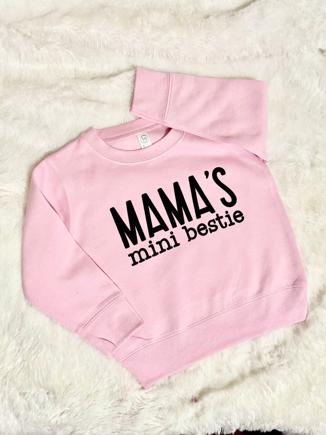 Mamas Mini Bestie, Pink Pullover, Pretty in Pink, Bestie - Etsy