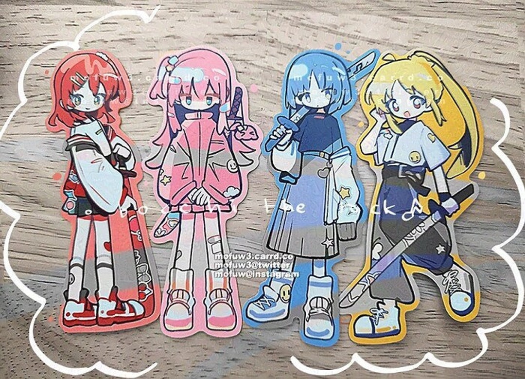 Band Girls Vinyl Stickers - Etsy