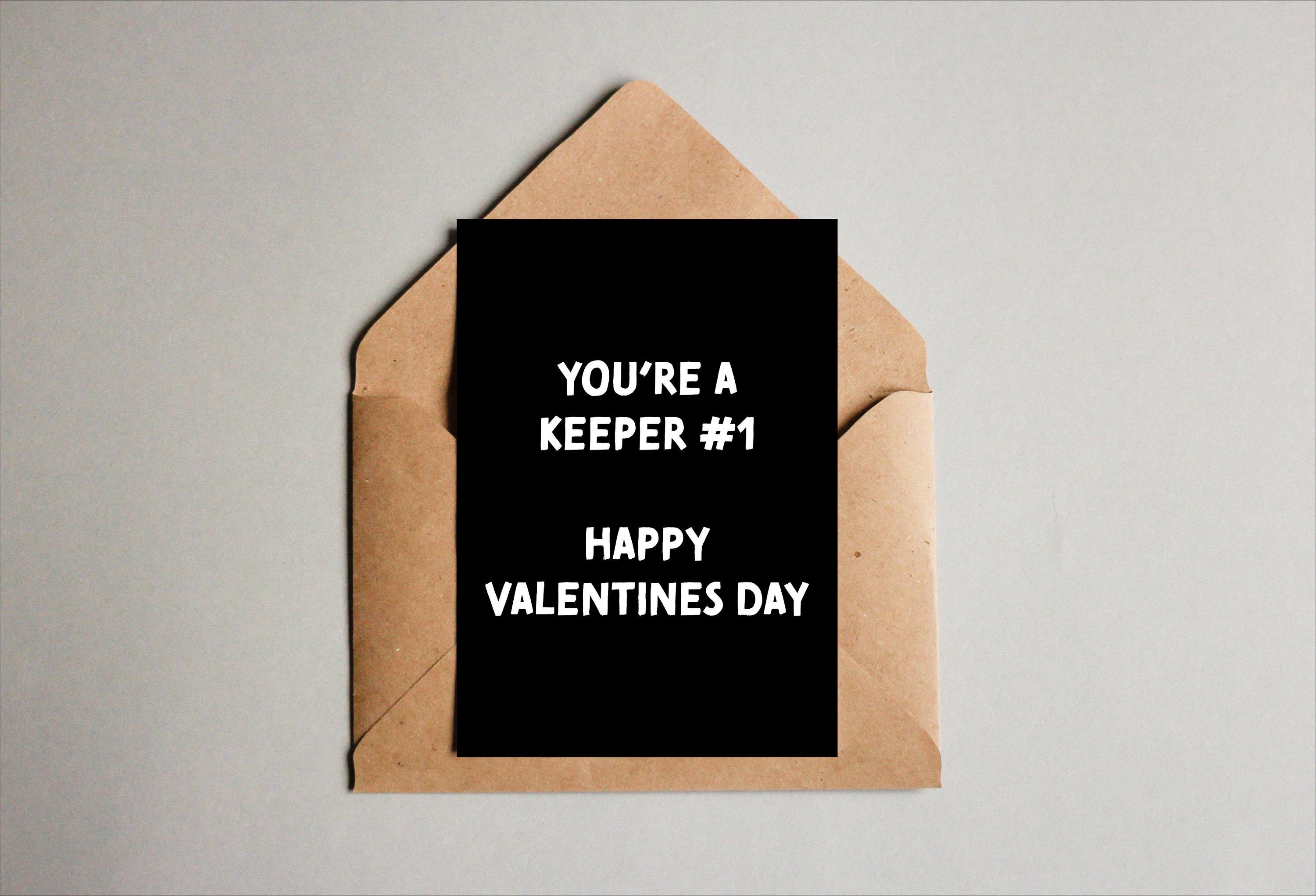 You're A Keeper Valentines Card Football Valentines Card Funny Football ...