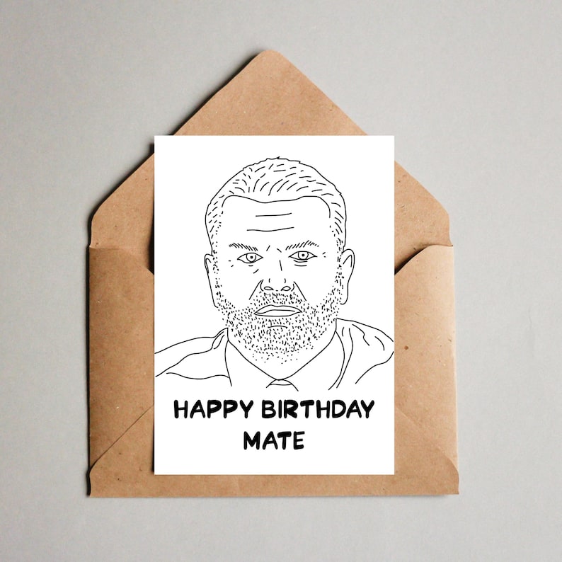 Happy Birthday Mate | Ange Postecoglou | Funny Football Birthday Card ...