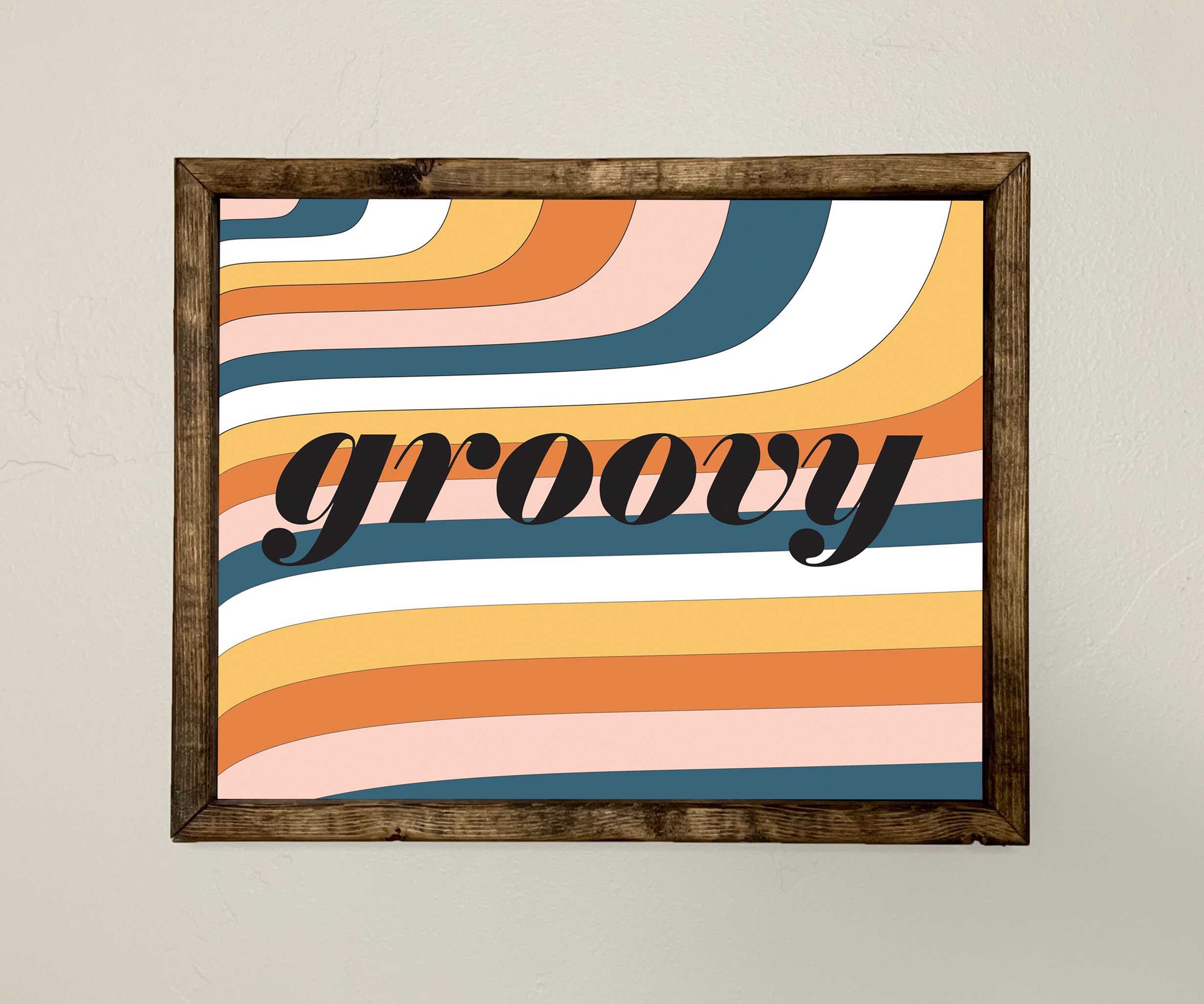 Colorful Groovy Digital Art DOWNLOAD - Etsy