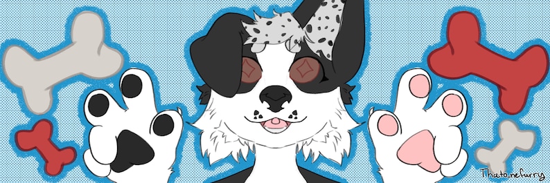 Custom Symmetrical Digital Banners Furry ONLY - Etsy