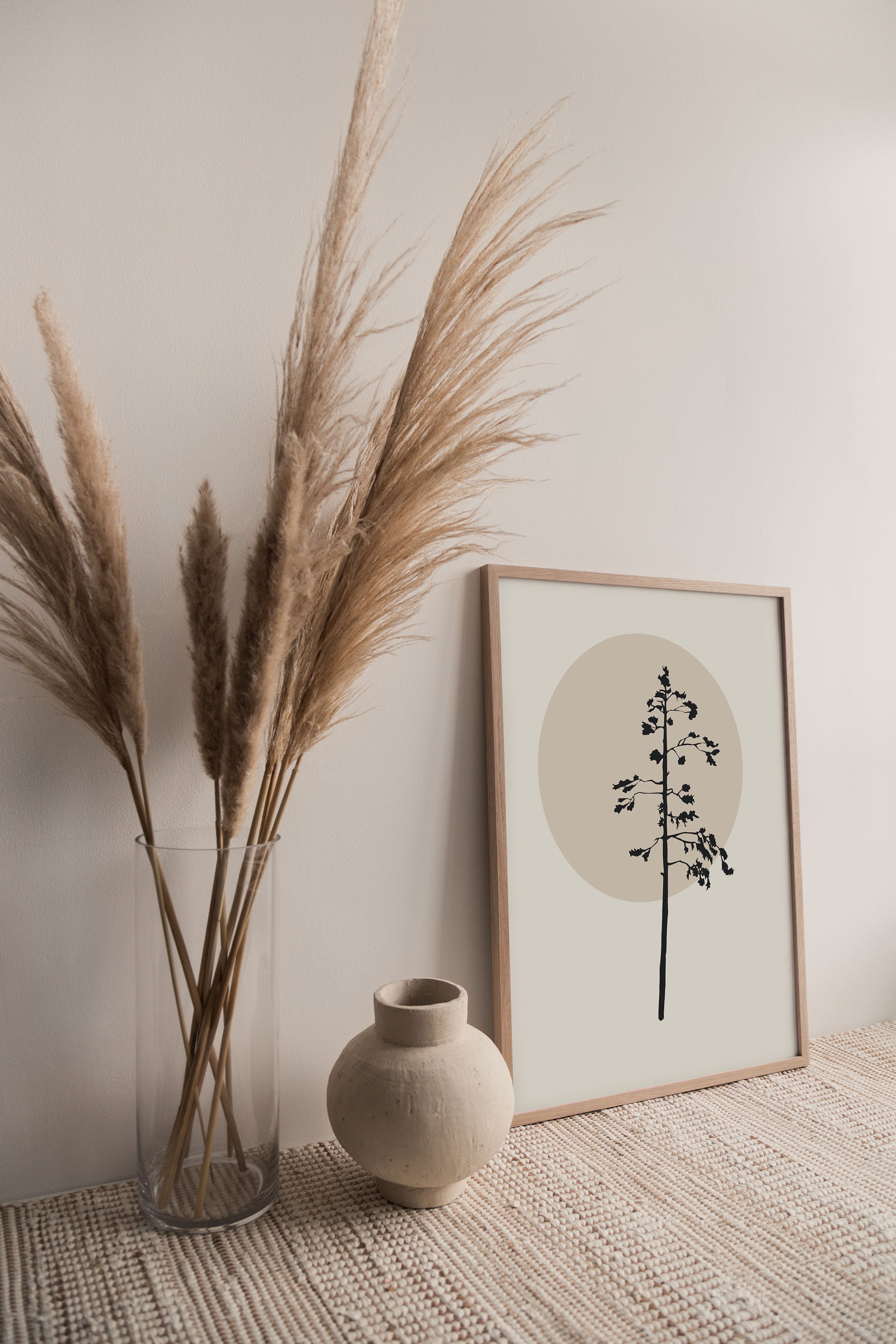 Neutral Wall Art Print, Neutral Wall Decor, Downloadable Print, Minimal ...