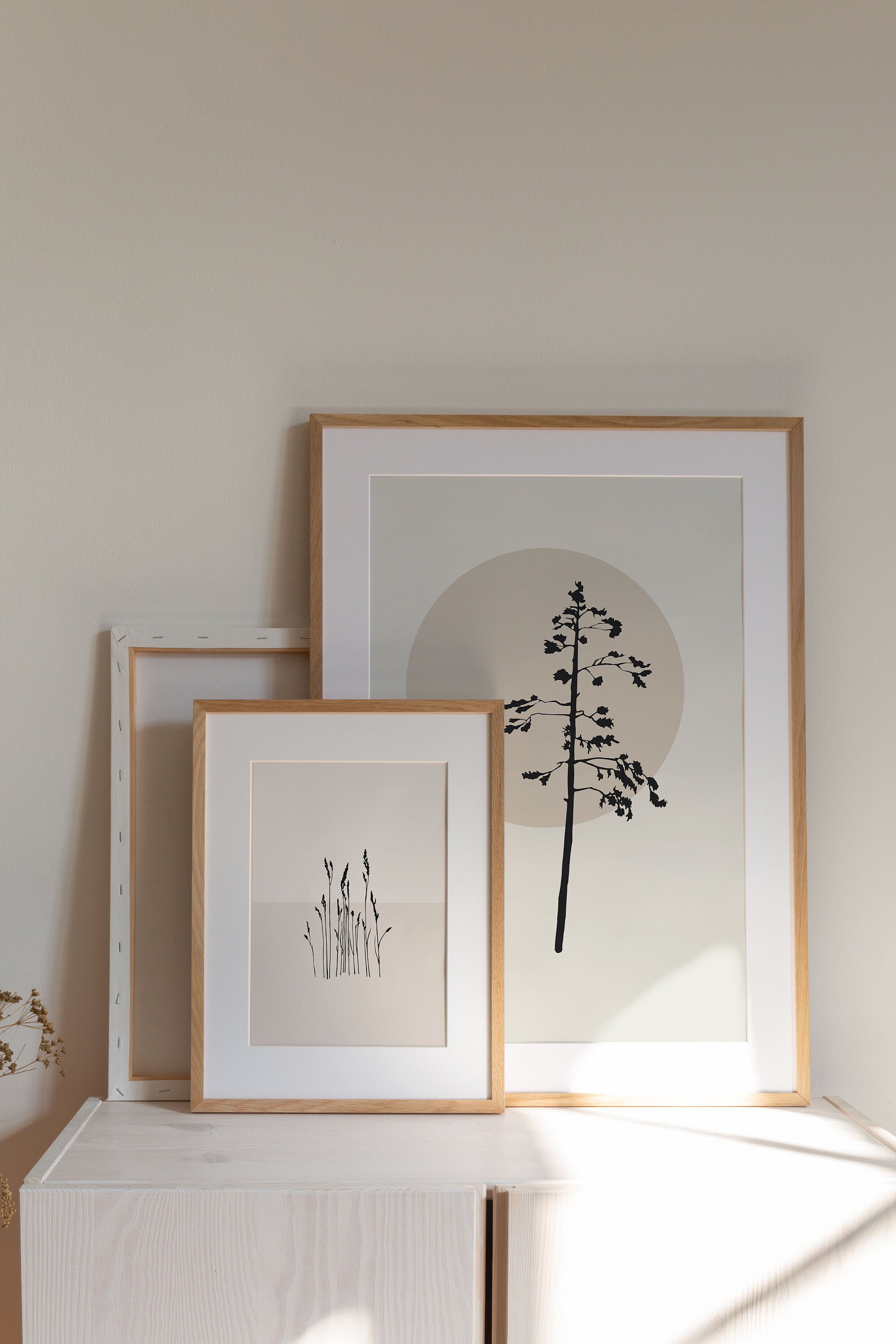 Neutral Wall Art Print, Neutral Wall Decor, Downloadable Print, Minimal ...