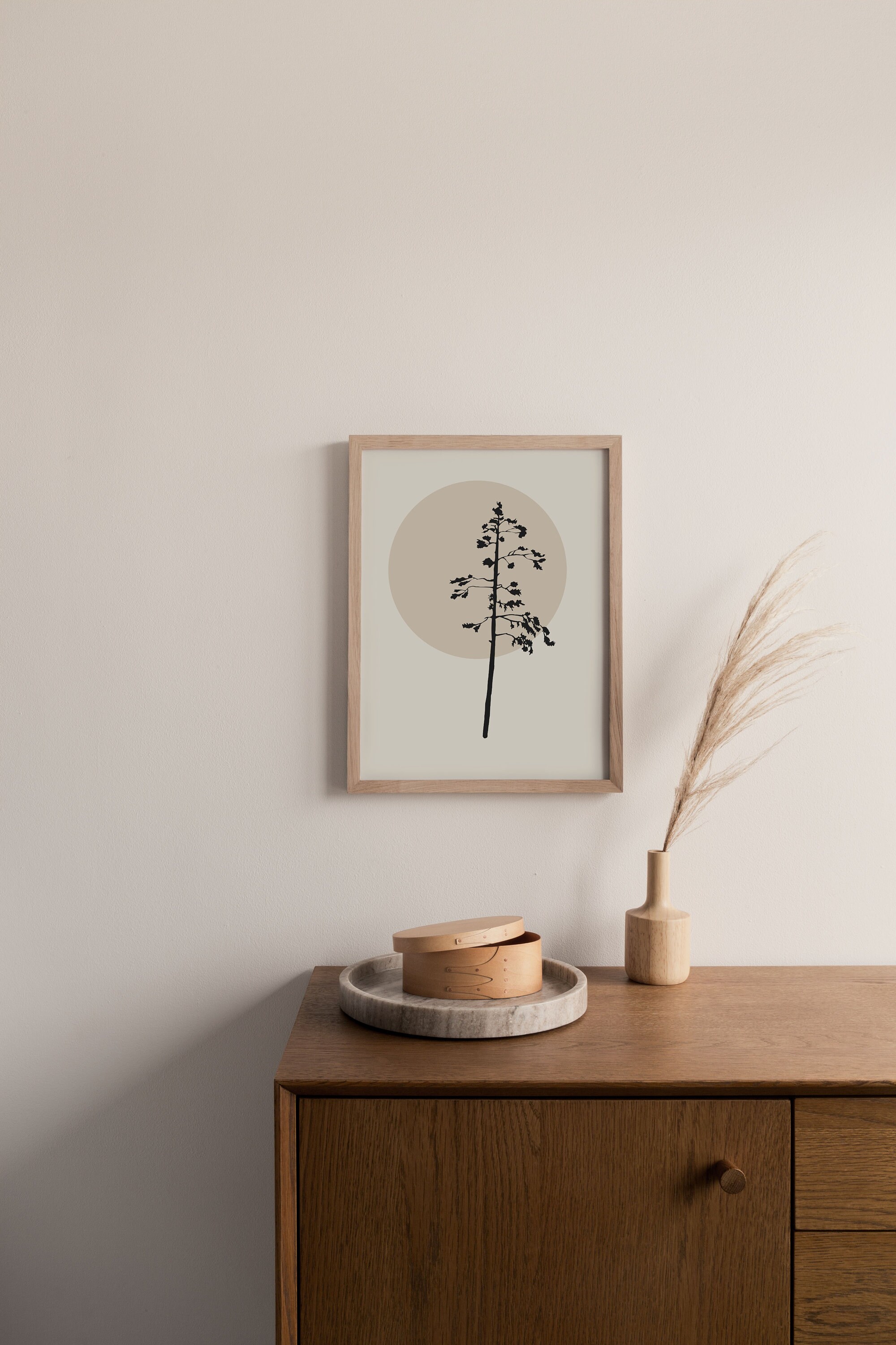 Neutral Wall Art Print, Neutral Wall Decor, Downloadable Print, Minimal ...