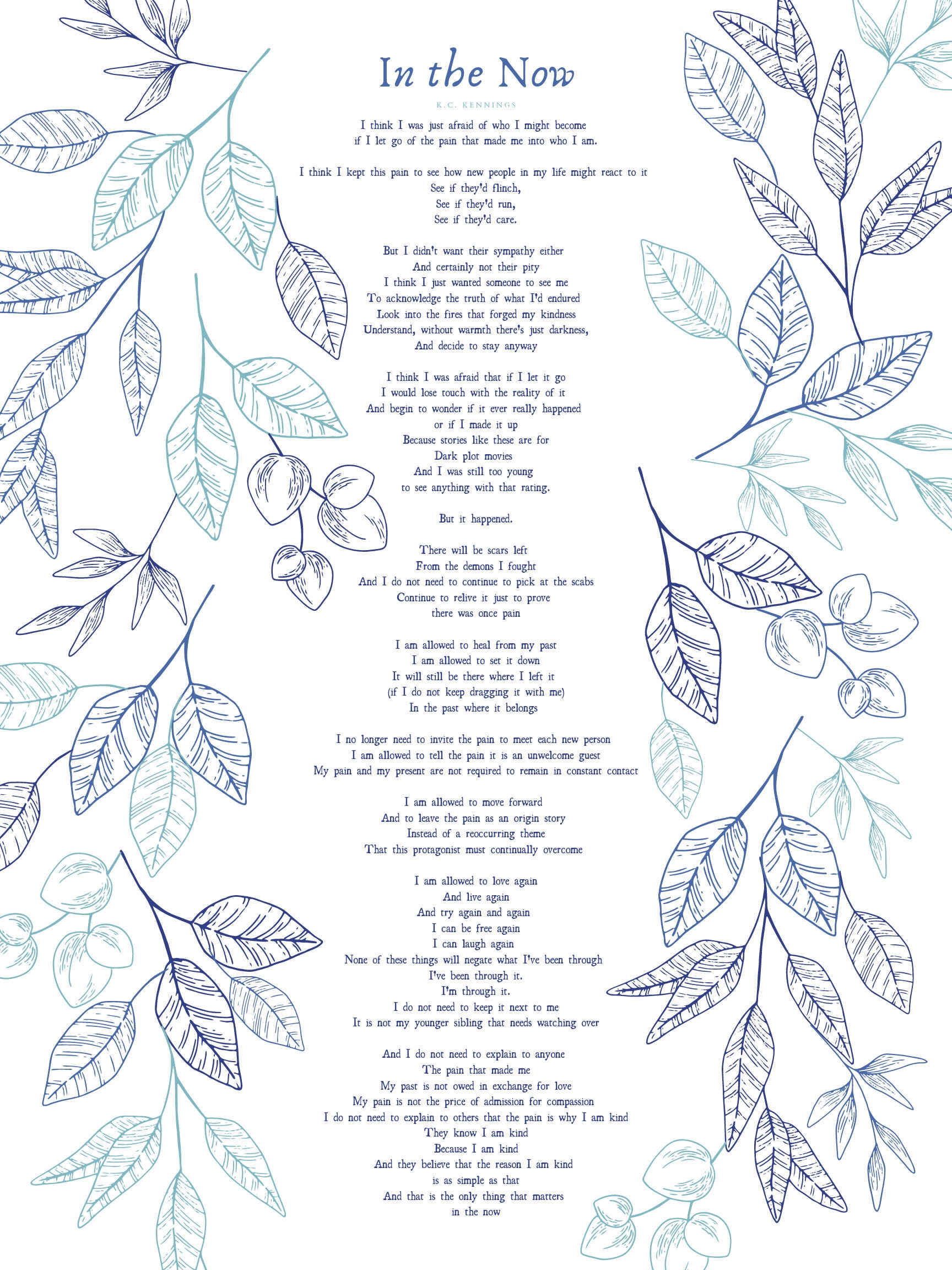 Edmund Vance Cooke How Did You Die Poem Living Room Wall Art Printable ...