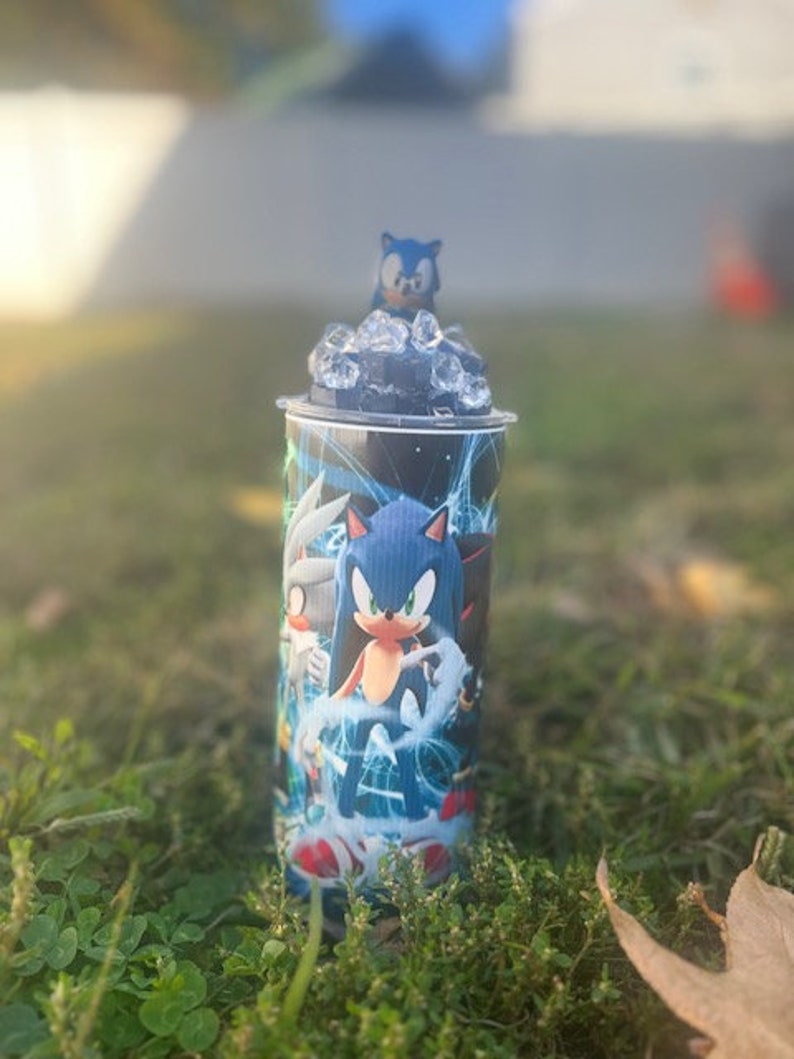 Animation 20/25oz Tumblers With Customs Ice Cube Topper Extra Flip Top Lid - Etsy