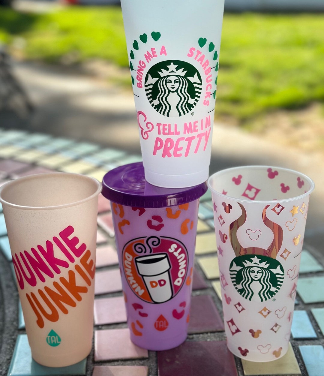 24oz Customizable Dunkin Color Changing Tumbler | Any Design Multiple ...