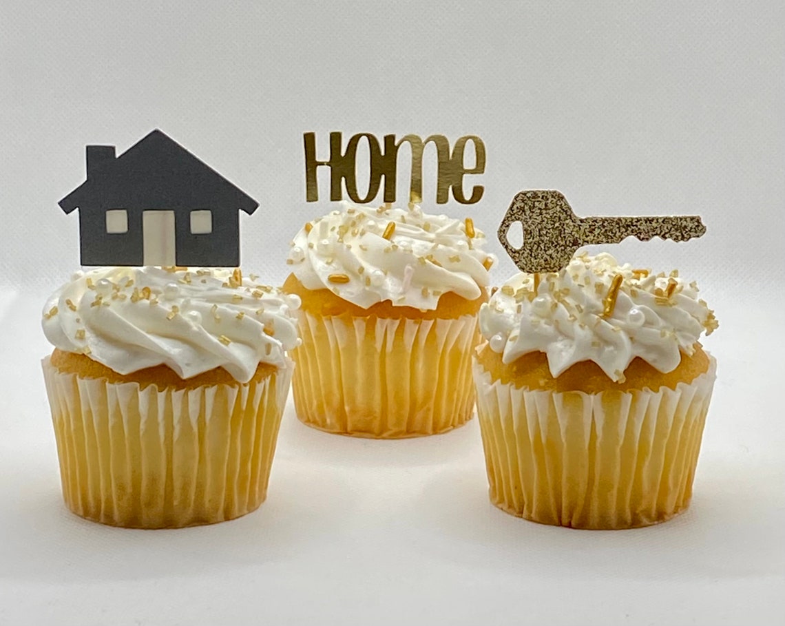 Housewarming Cupcake Topper | Housewarming Gift - Etsy