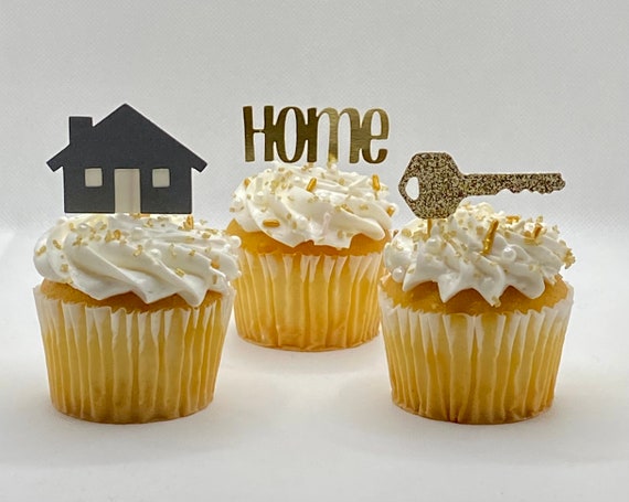 House Cupcake Toppers