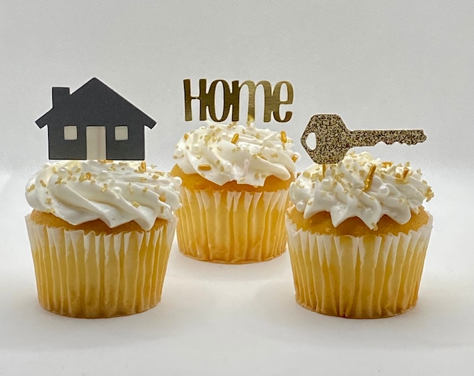 Housewarming Cupcake Topper Housewarming Gift - Etsy