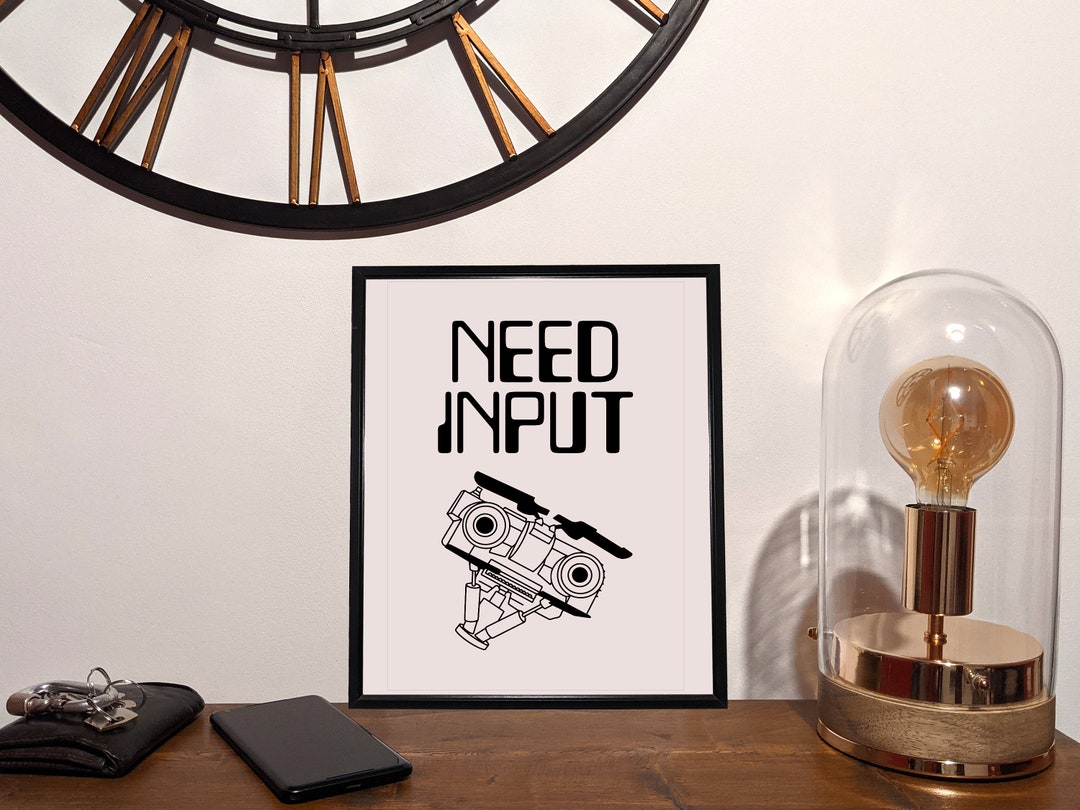 Johnny 5 Short Circuit Art Print | Minimal Retro Art Poster | Sci-fi ...