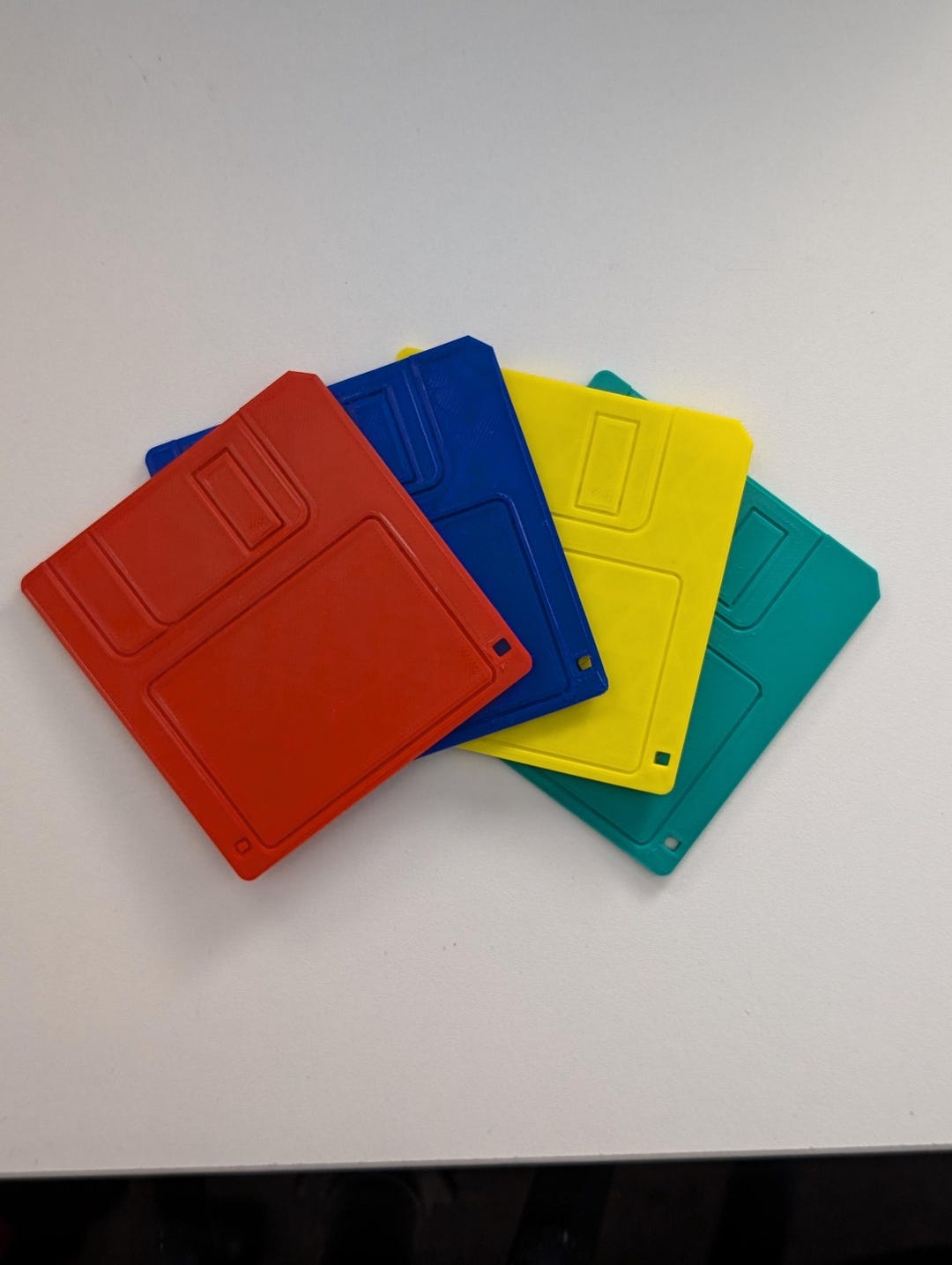 3D Printed 3.5” Floppy Disk Coasters | Retro Coasters | 3D Printed ...