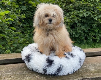 Cow Print Dog Bed - Etsy