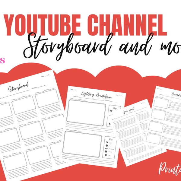 Youtube Video Checklist - Etsy