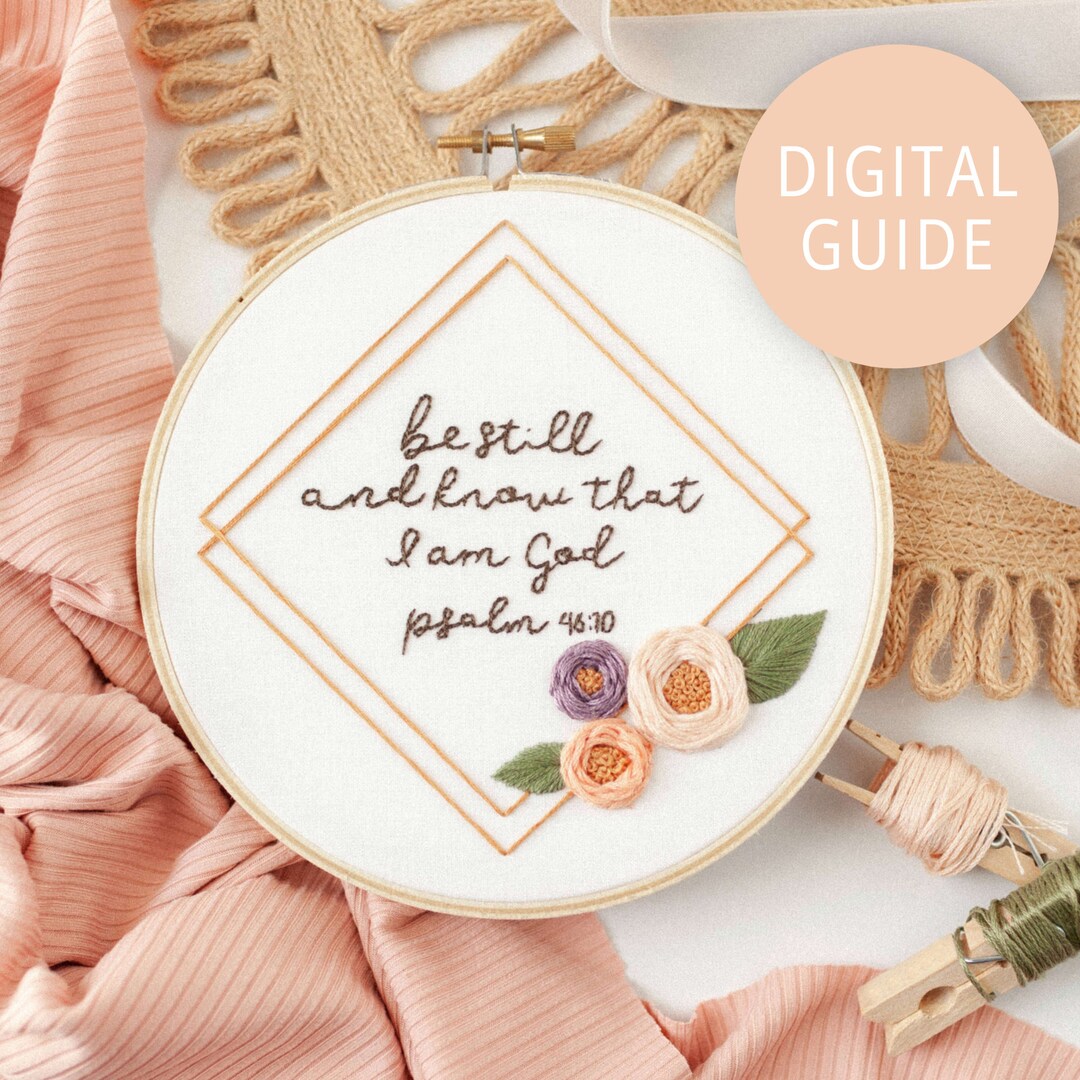 Christian Embroidery Pattern – for Beginners – Pattern PDF - Etsy