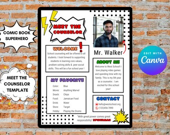 Meet the Teacher Template - Etsy