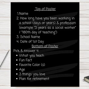 First Day Teacher Sign | Teacher First Day of School Sign | Back to ...