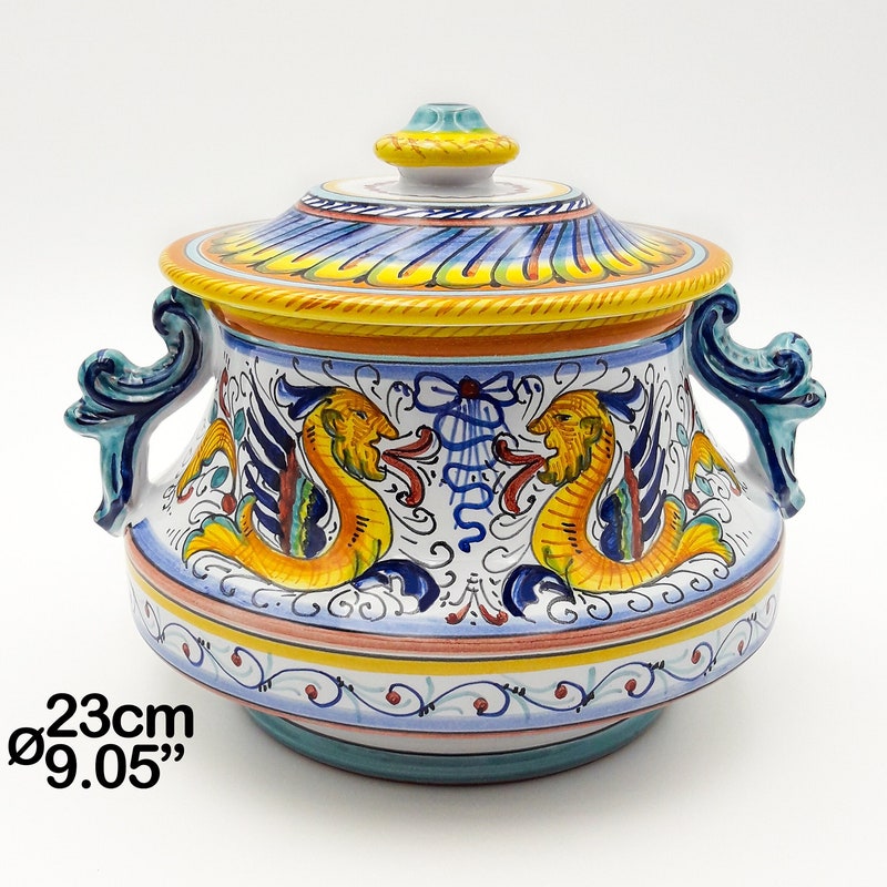 Hand Decorated Cookie Jar - Etsy