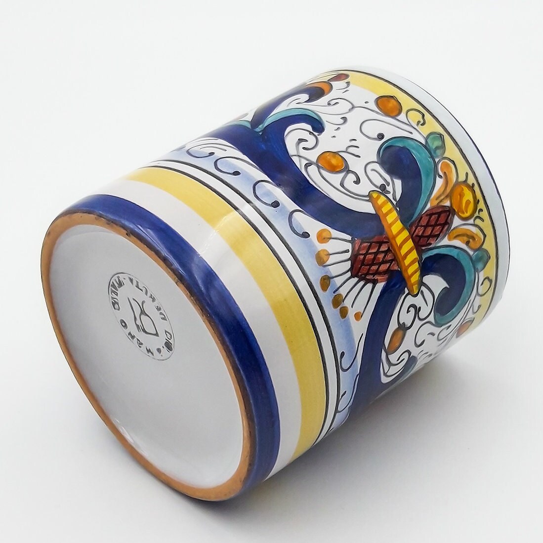 Cup Mug Decorated in Ricco Classic Deruta. Deruta Artistic - Etsy