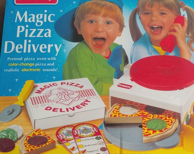 Vintage 1985 Magic Pizza Delivery Set by Playskool #688 - Missing the ...