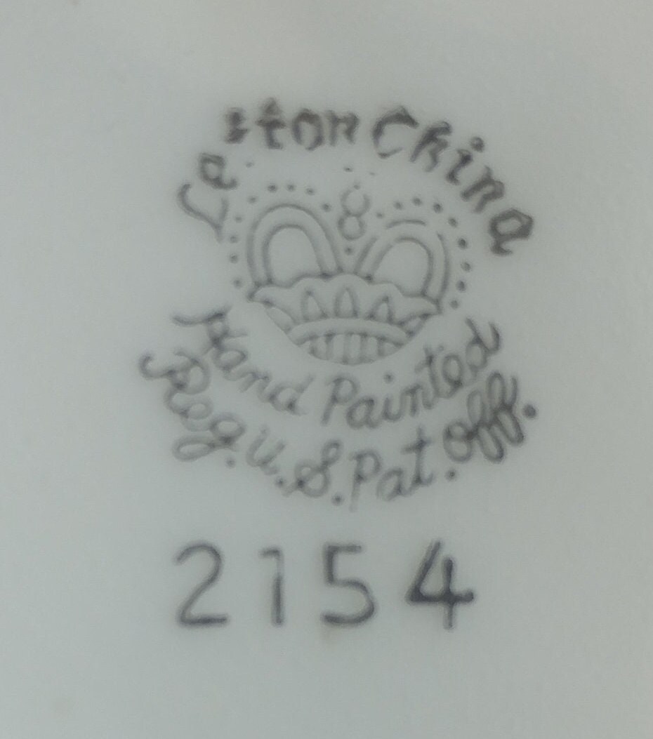 Vintage Hand Painted White With Silver Wheat Design 3 - Etsy