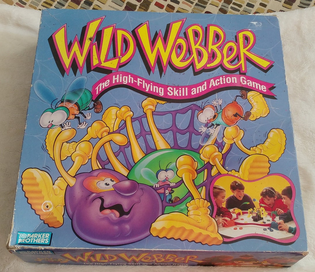 Vintage 1992 Wild Webber Game - Parker Brothers #0457 Game - Previously ...