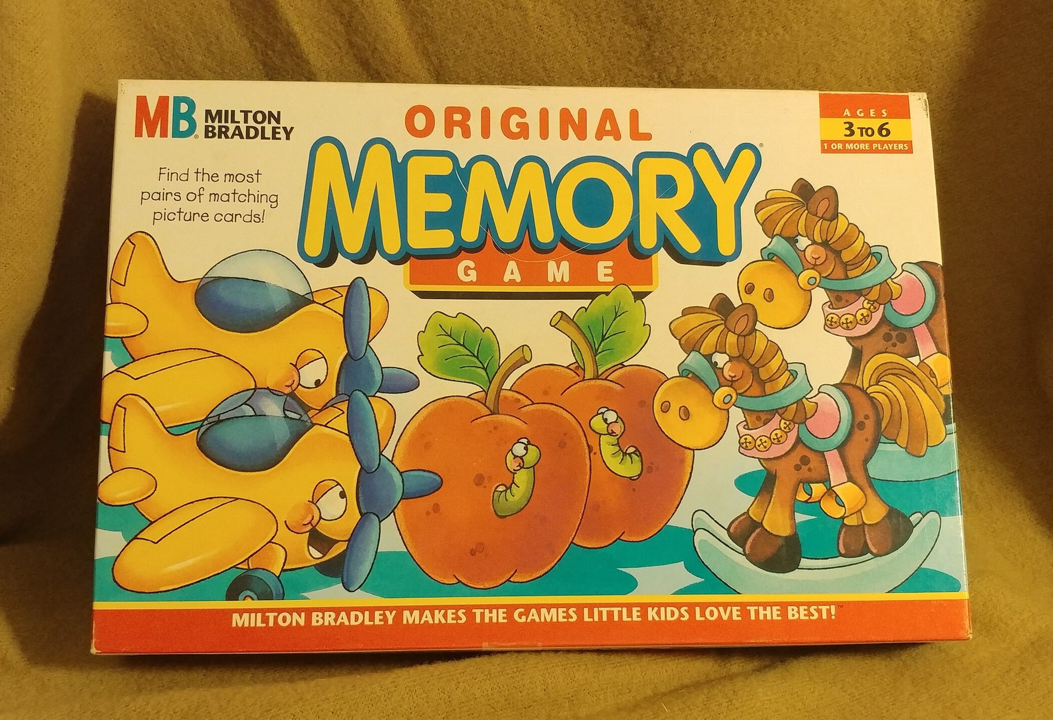 Milton Bradley Original Memory Game Cards