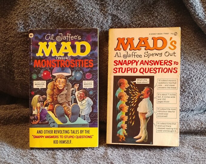 Choice of Al Jaffee MAD Magazine Paperback Book - Snappy Answers to Stupid Questions or Mad ...