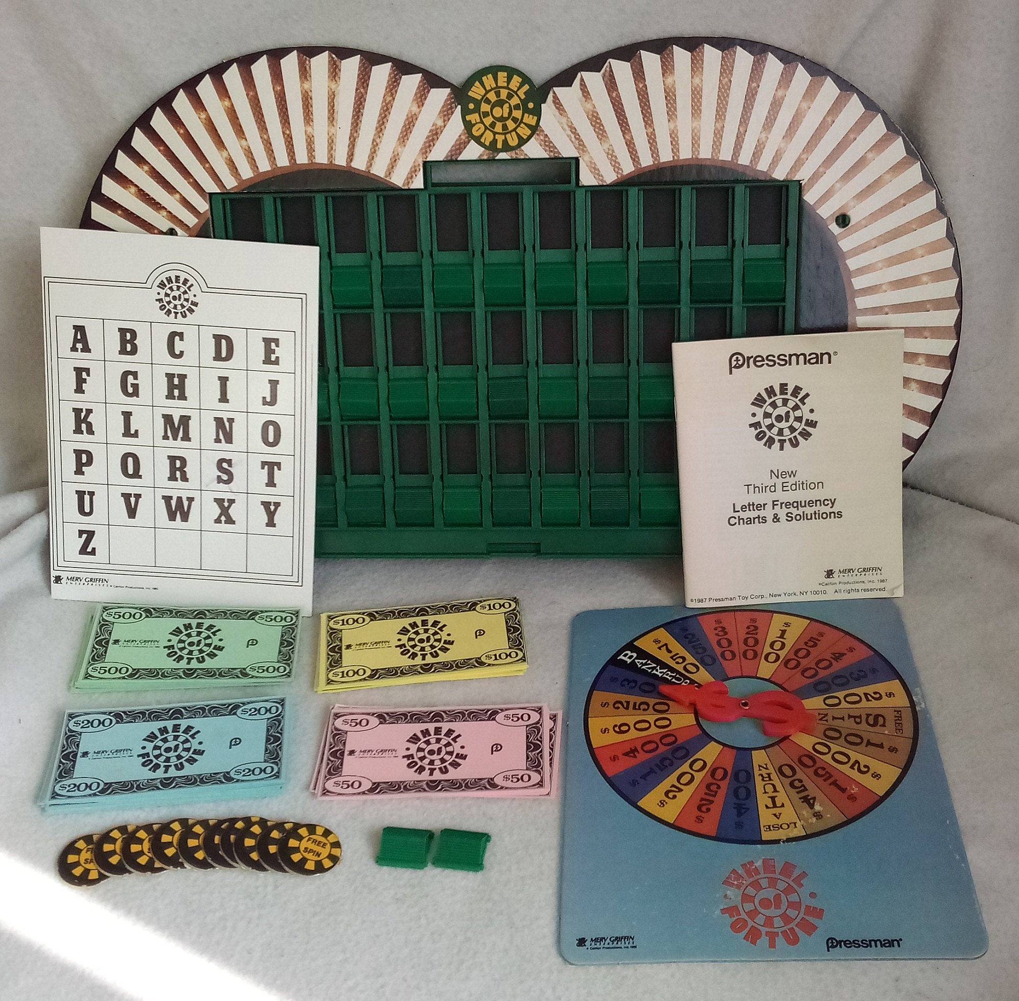 Deluxe Wheel Of Fortune Board Game