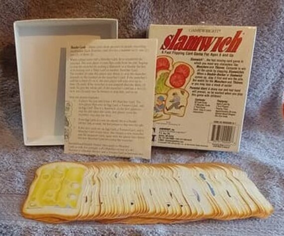 Vintage 1994 Slamwich Fast Flipping Card Game From Gamewright - Etsy