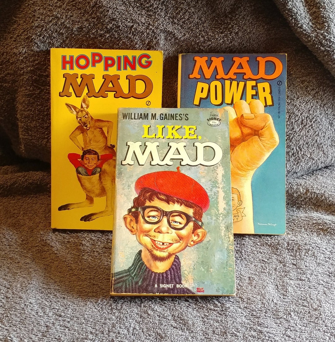 Your Choice of 1 Vintage MAD Magazine Paperback Book - Mad Power ...