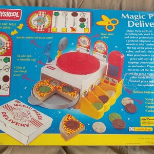 Vintage 1985 Magic Pizza Delivery Set by Playskool #688 - Missing the ...