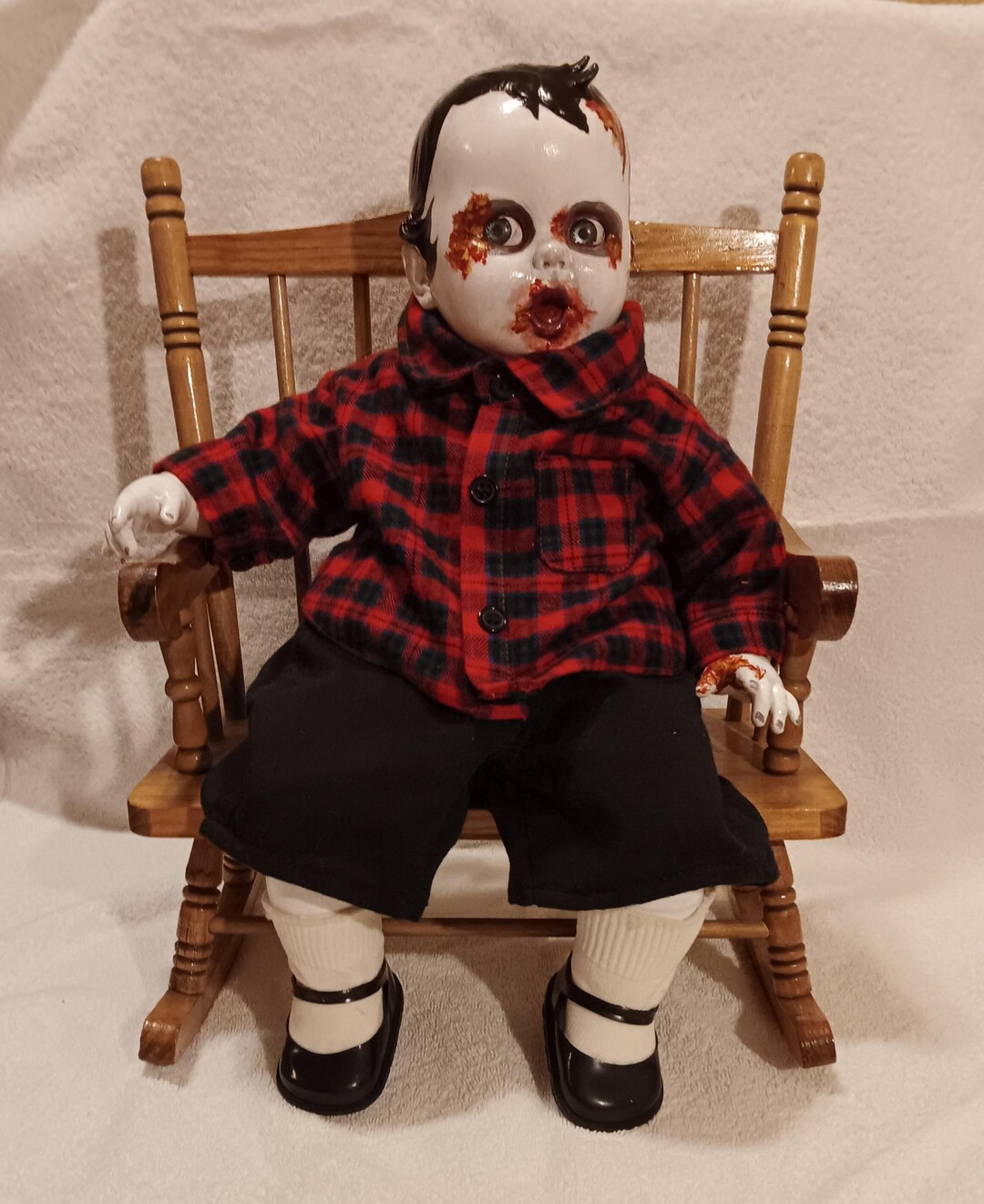 Recreated 17" Zombaby "side-eye Malachi" - His Eyes Move Side-to-side ...