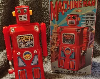 Robot Man Toy - Etsy