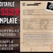 Editable Dossier Template No Software Required Edit in | Etsy
