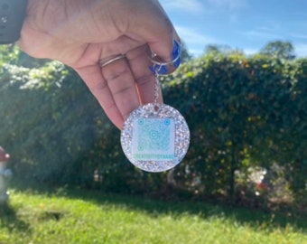 Diamond Qr Code Keychain - Etsy