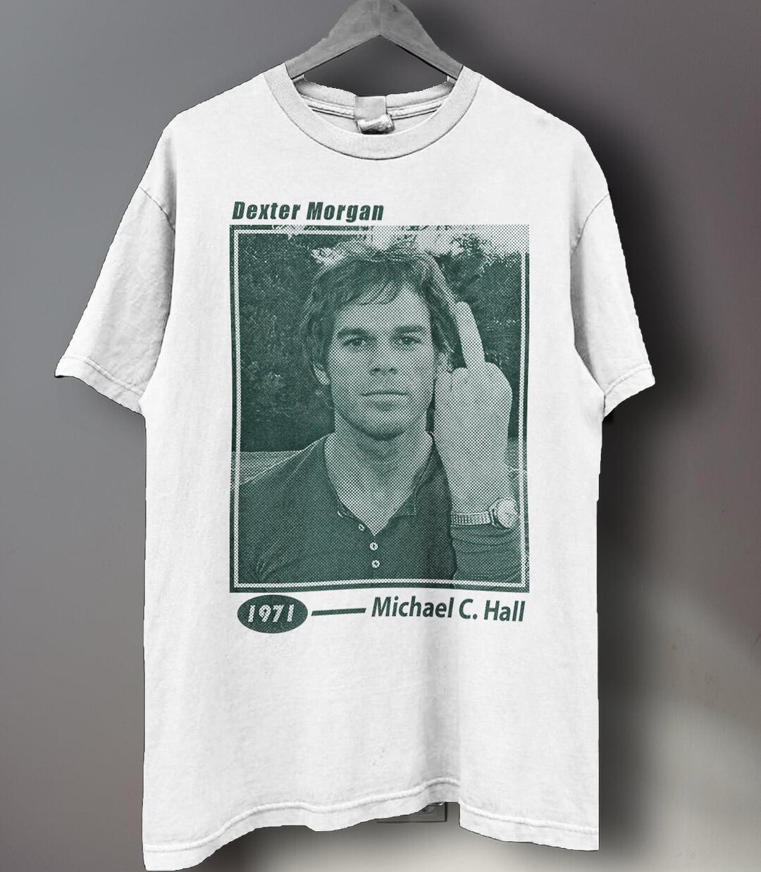 Dexter Morgan middle Finger Vintage T-shirt, Dexter Sweatshirt, Face ...