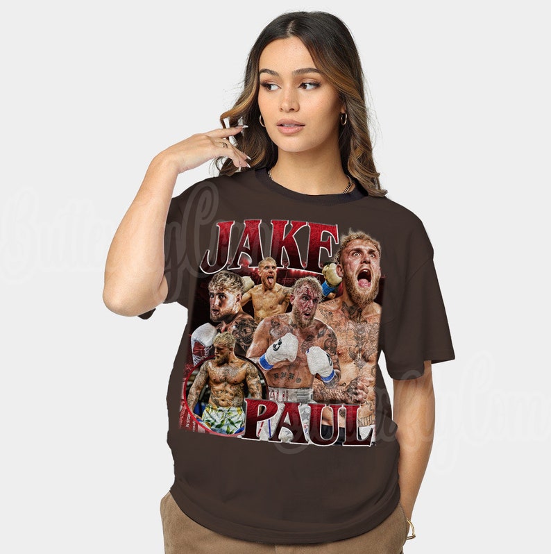 Jake Paul Shirt Vintage 90s Design Retro Bootleg Gift Fans Tshirt Movie ...