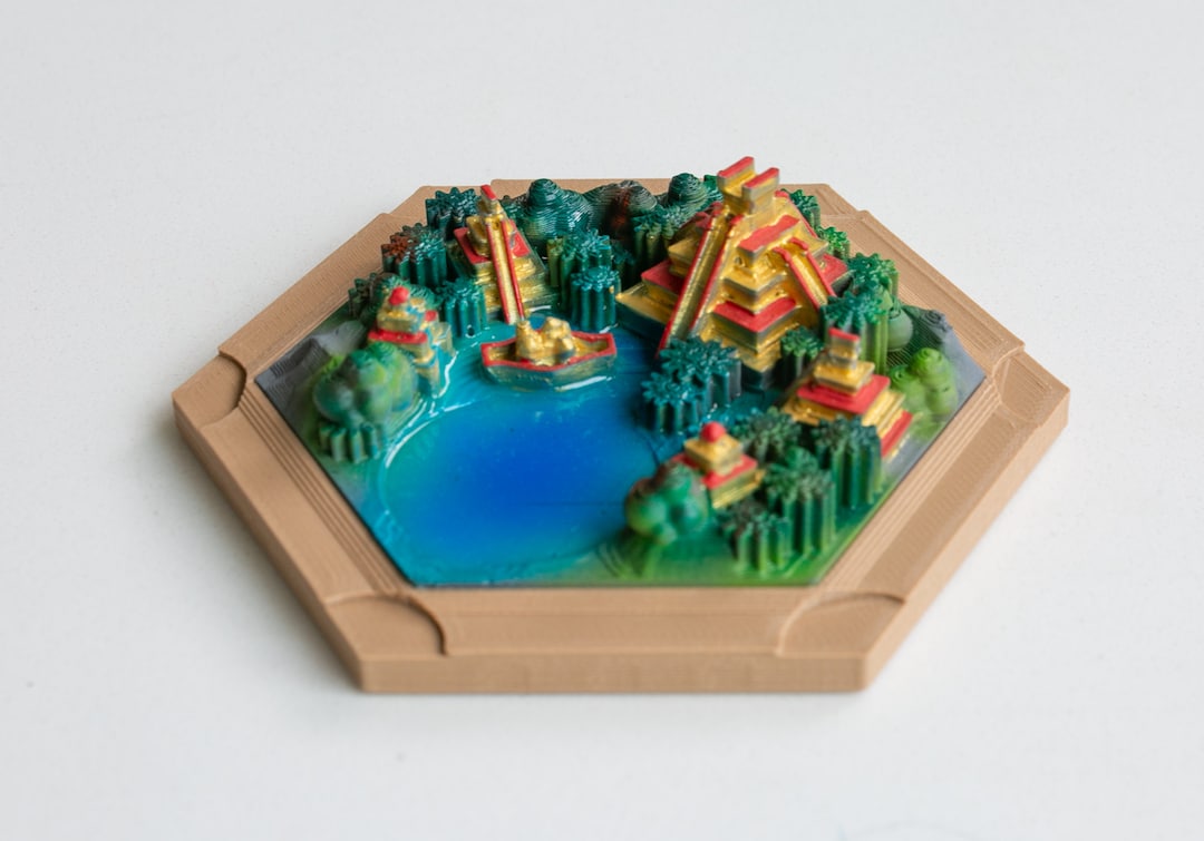 3D Print Gold Resource Tile for Catan Seafarers and Explorers & Pirates ...