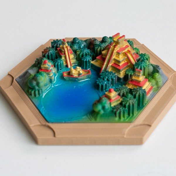 Gold Catan 3d - Etsy