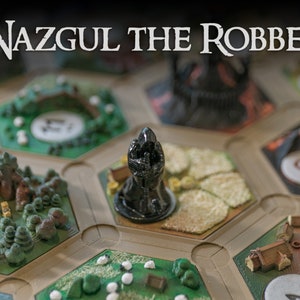 Upgraded 3D Printed Catan Robber Token : Dragon and Monsters From Game ...