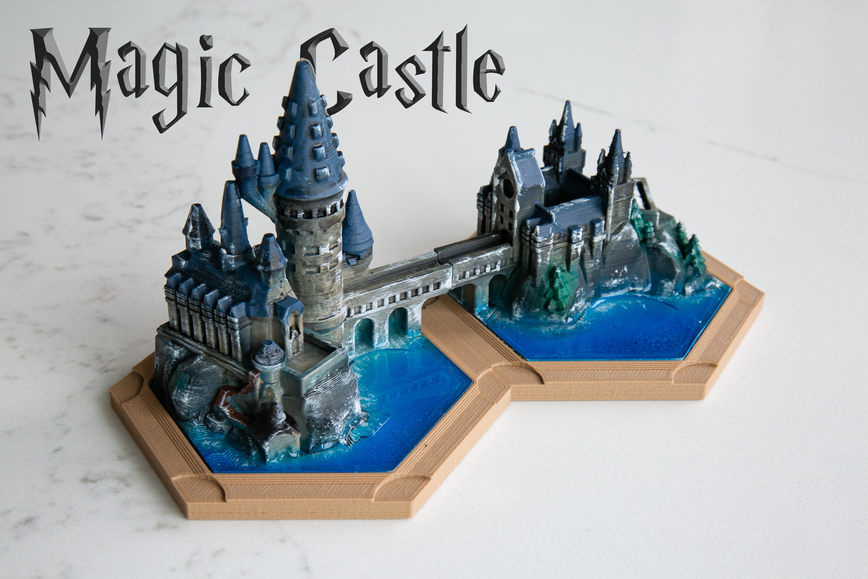 3D Printed Custom Catan Board Inspired by Magics - Etsy